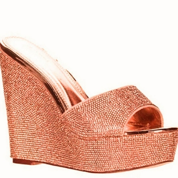 Shoes | 5starsomg Rose Gold Mules | Poshmark